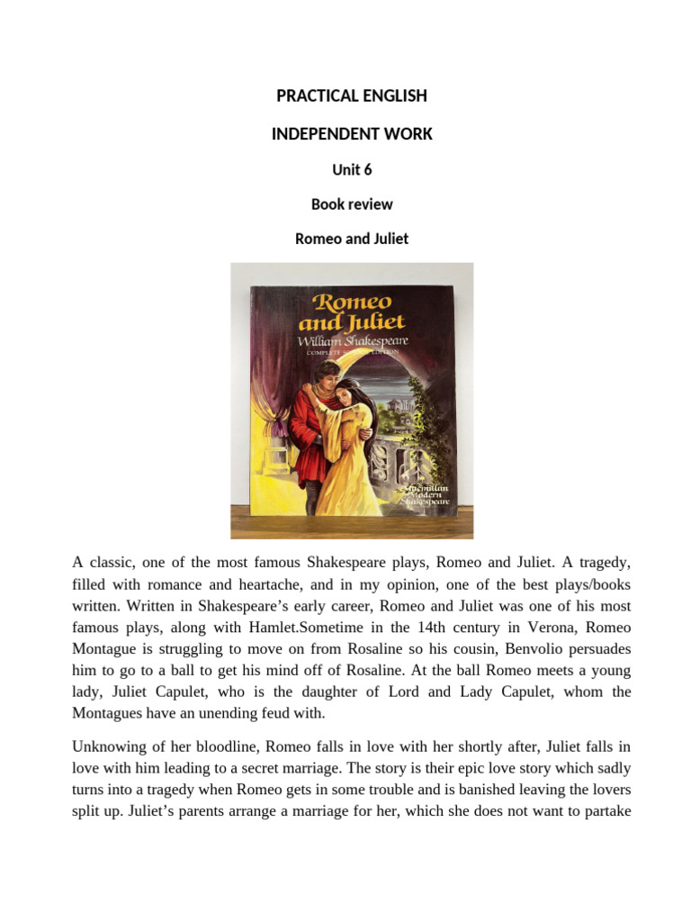 PRACTICAL ENGLISH | PDF | Characters In Romeo And Juliet