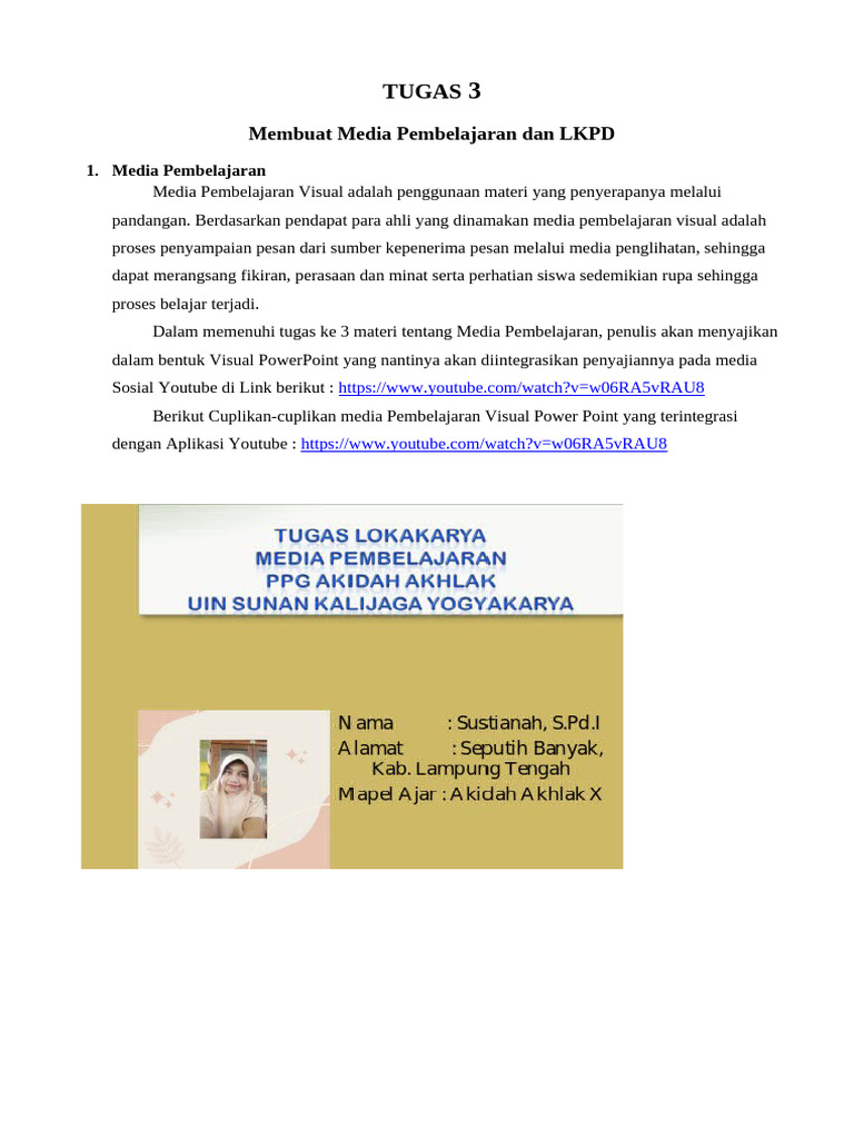 TUGAS 3 - Membuat Media Pembelajaran Dan LKPD - Dede | PDF