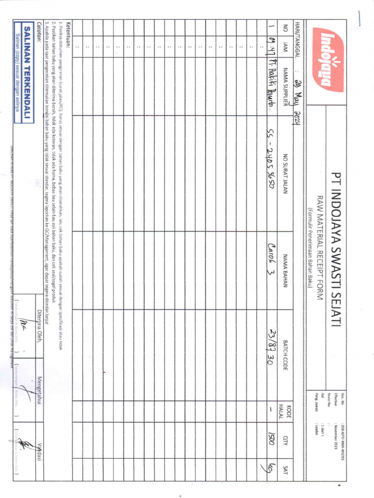 RM Receipt Form | PDF