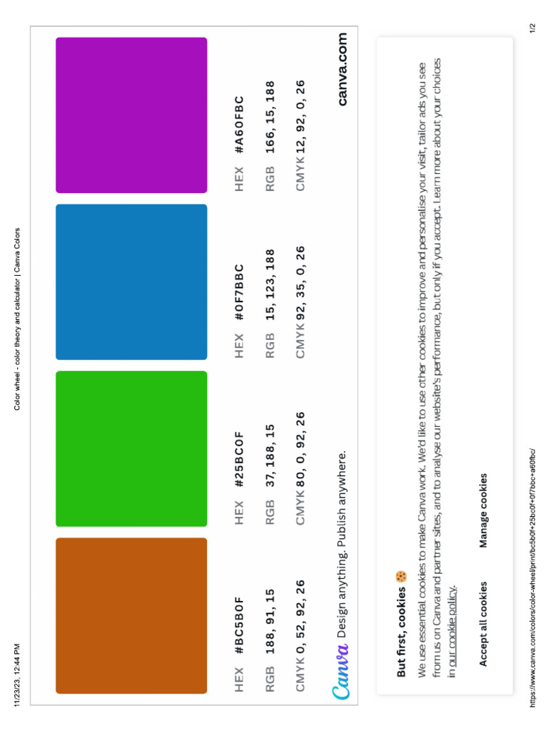 Color Harmony Sample | PDF