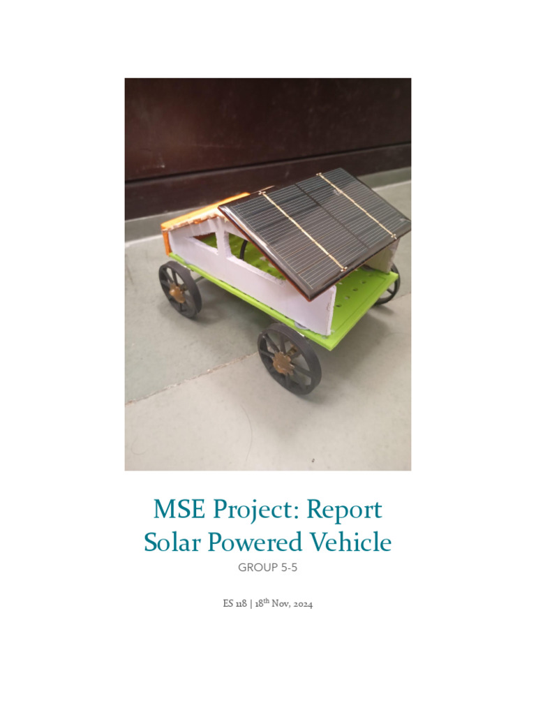 MSE Project Report | PDF | Composite Material | Roof