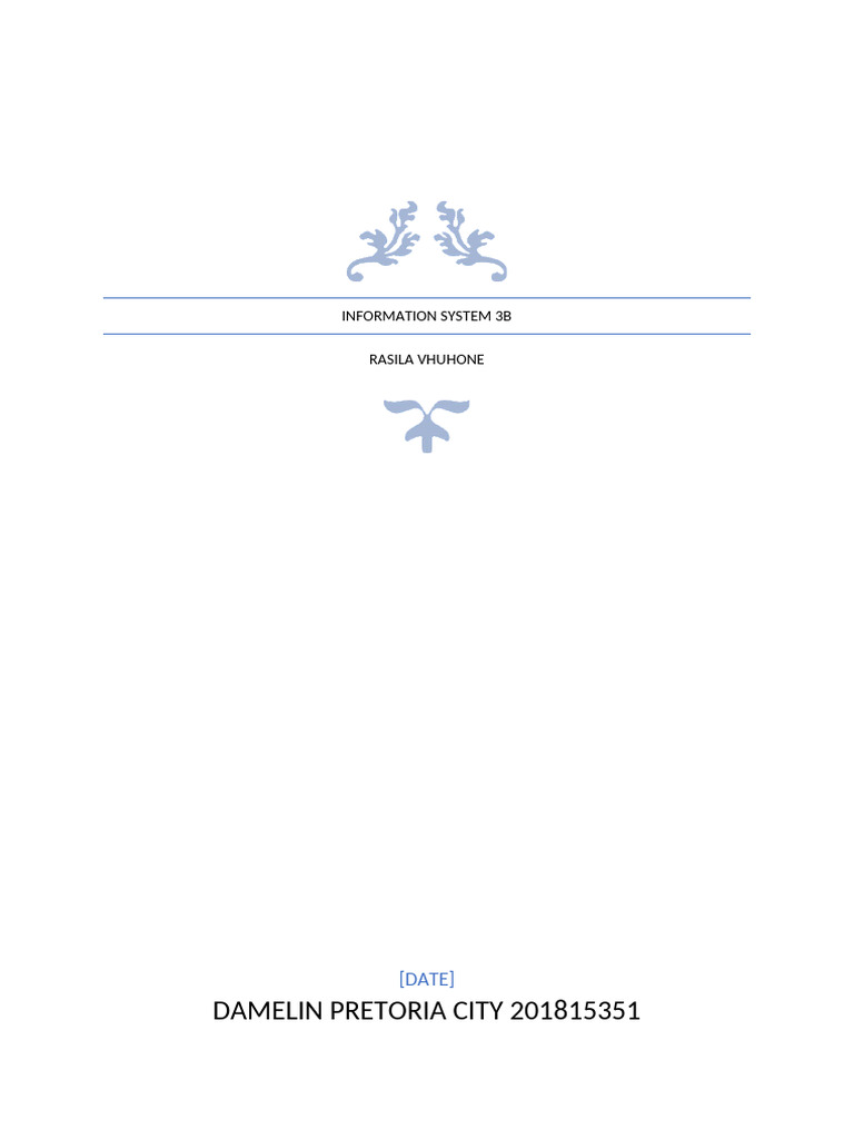 Information System 3b | PDF | Project Management | Software Development ...