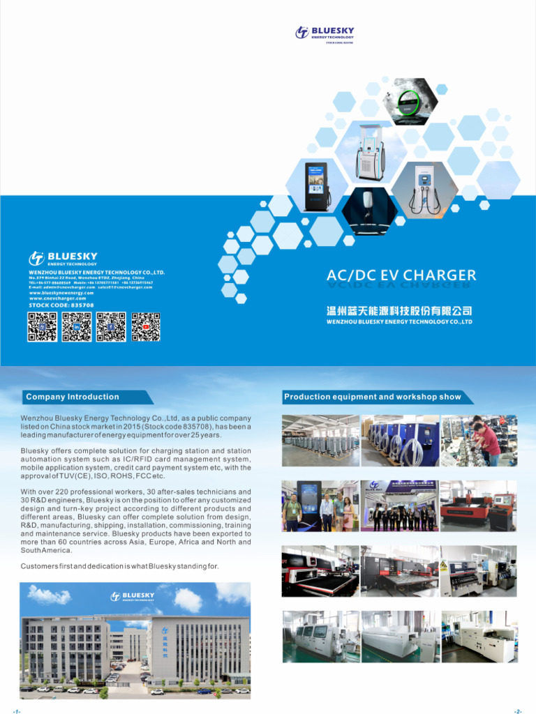 1 - Bluesky Ev Charger Catalogue 2024 | PDF
