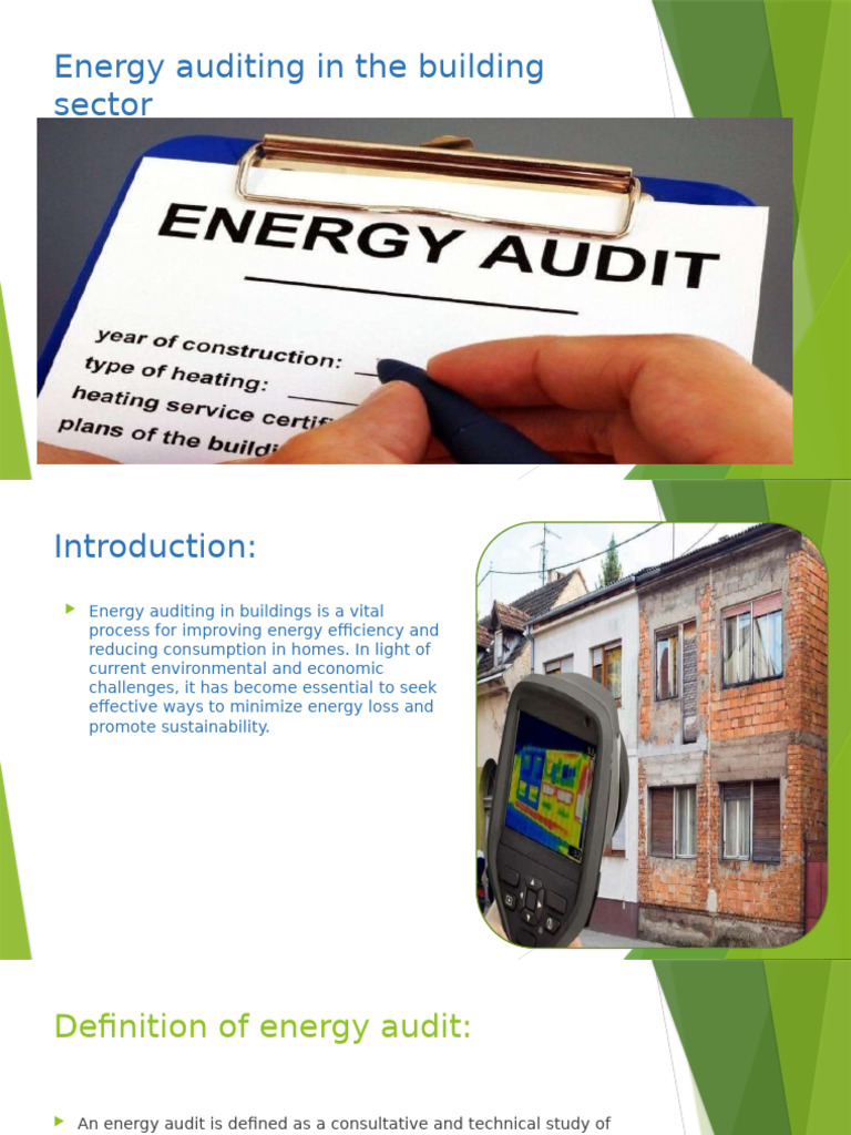 Energy Auditing for Building Efficiency | PDF | Efficient Energy Use ...