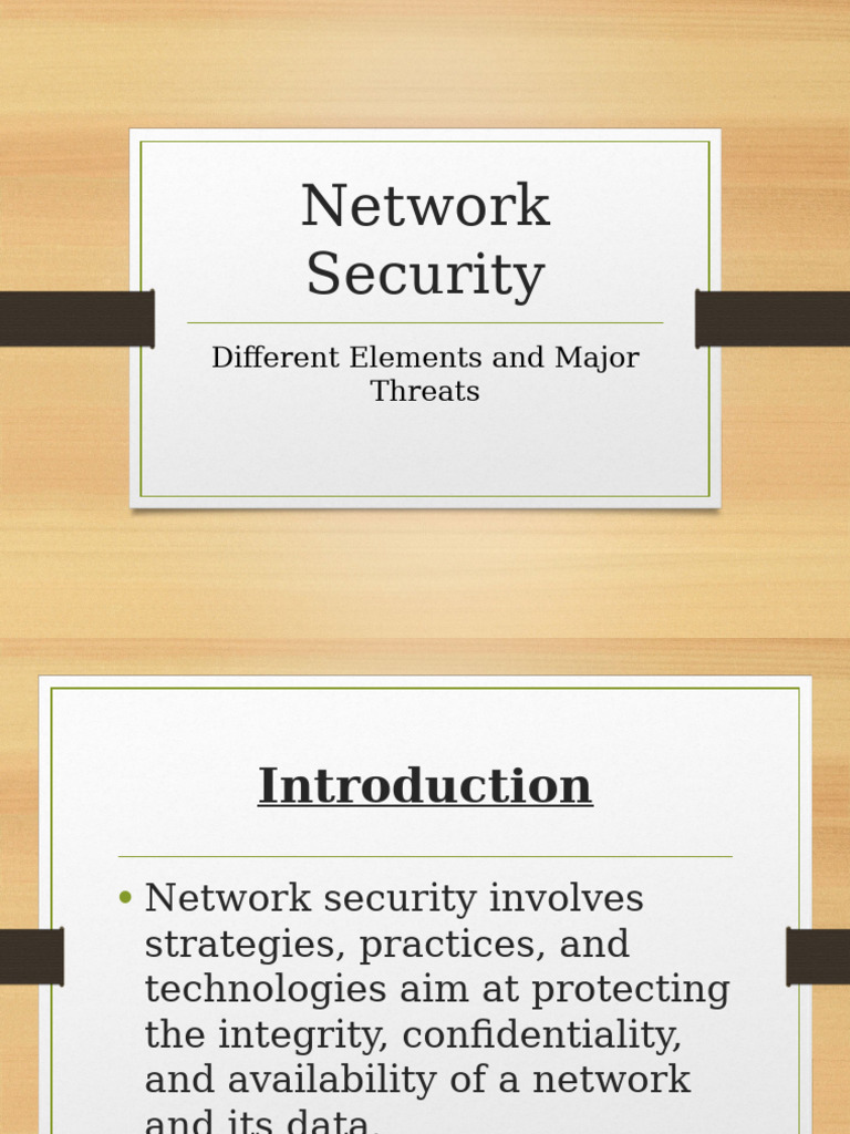 Network Security Presentation | PDF