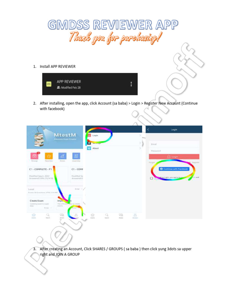 Read First! Instructions (GMDSS) | PDF