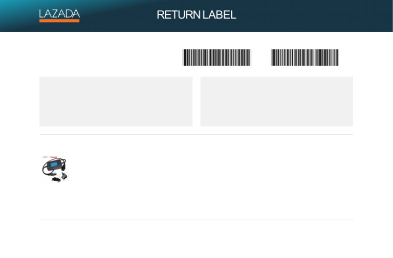 Lazada Return Request for Damaged Item | PDF