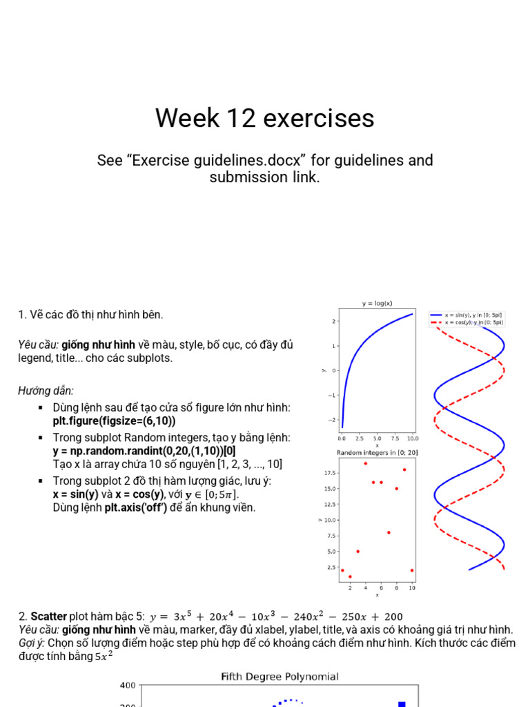 w12 Exercises | PDF