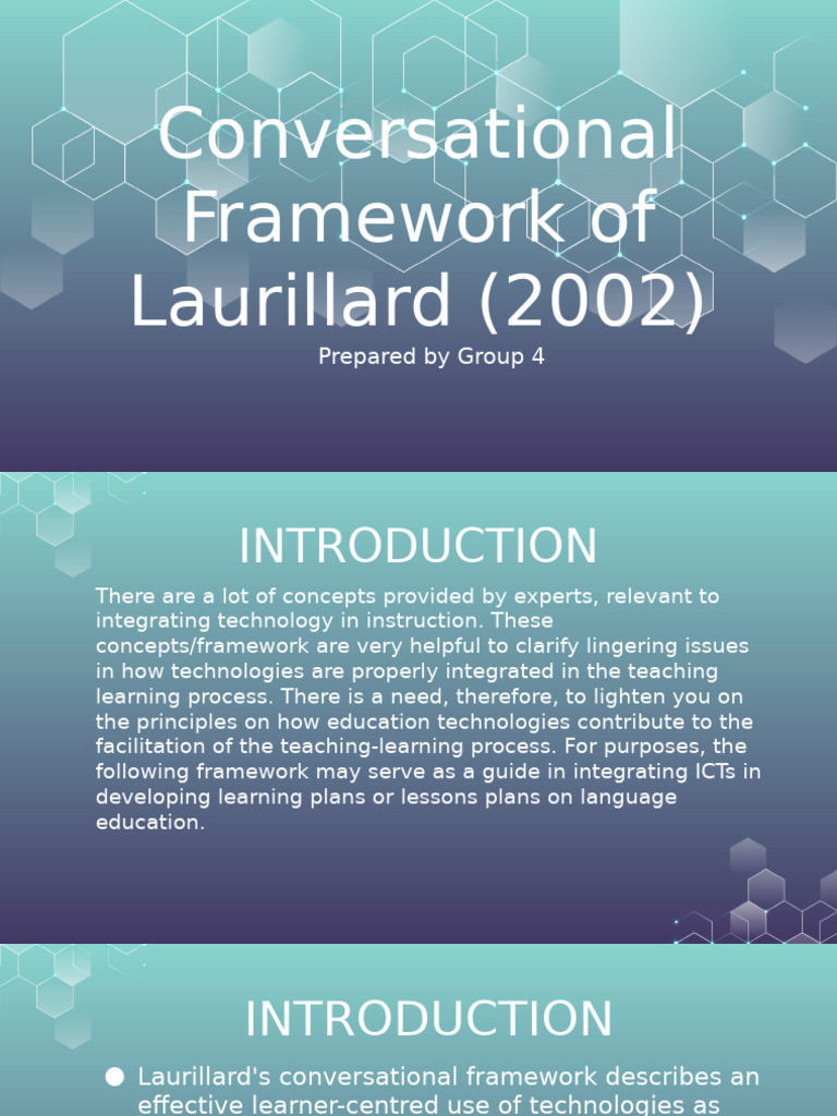 Conversational Framework | PDF | Learning | Teachers