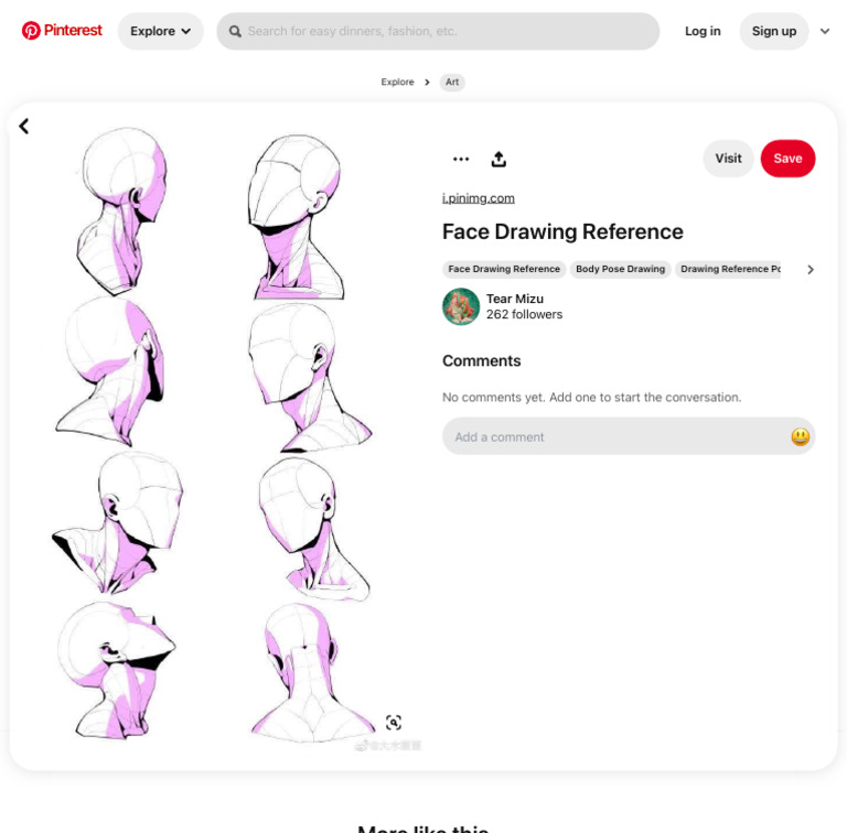 Face Drawing Reference Guide | PDF