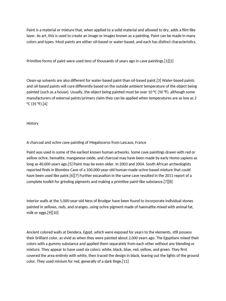 Paint | PDF | Paint | Plastic Arts