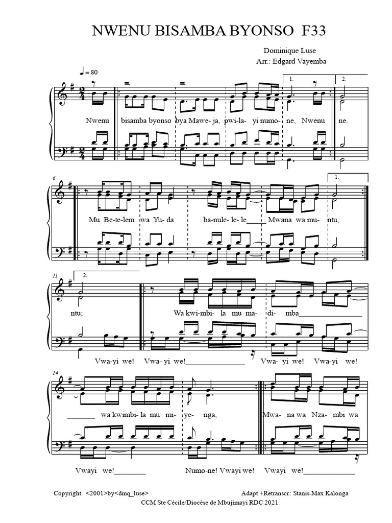f33 Nwenu Bisamba Byonso | PDF