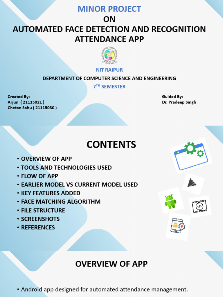 Final Presentation of Attendace App | PDF | Mobile App | Databases