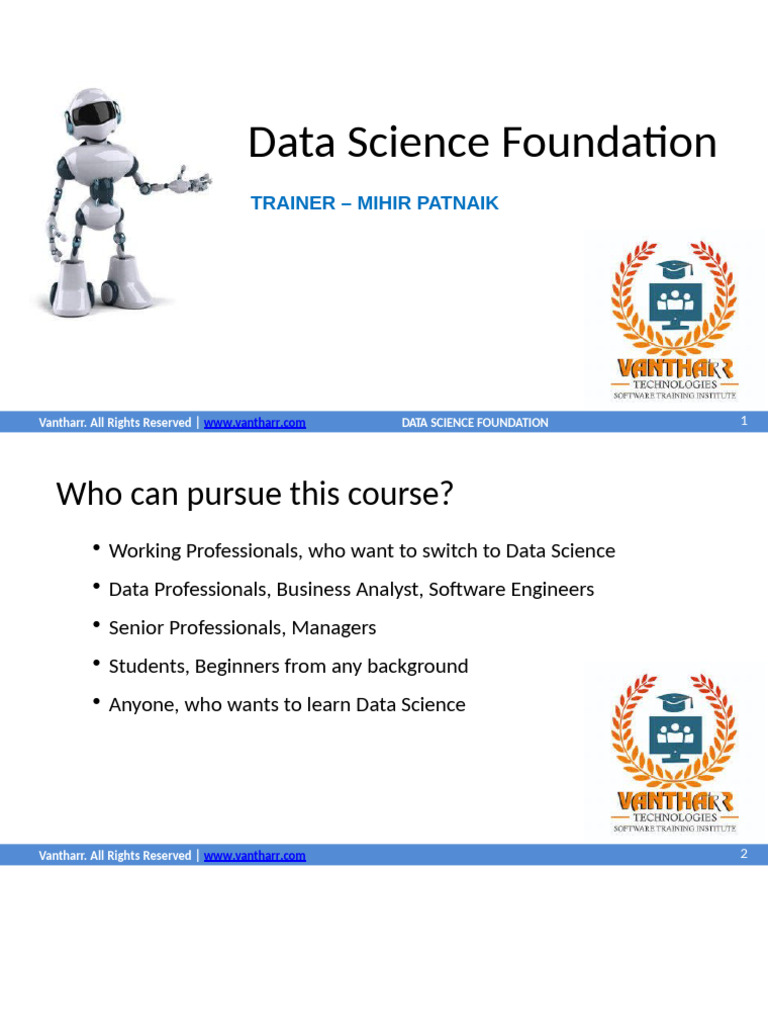 Complete Data Science Foundation | PDF | Data Science | Machine Learning
