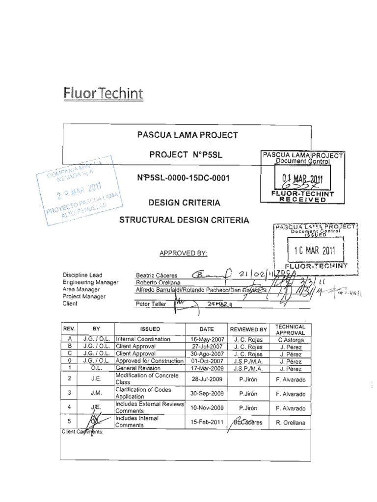 P5SL-0000-15DC-0001 Rev. 5 - Criterio de Dise - o Estructural - pdf15147931 | PDF