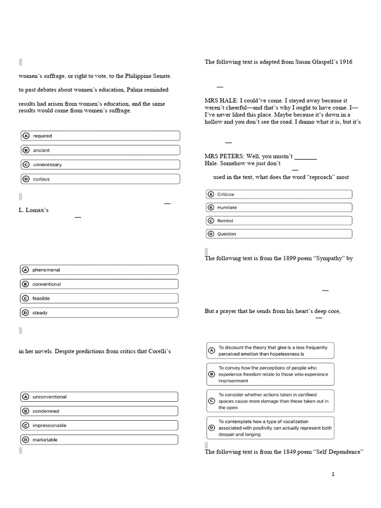 Bluebook Practice Test 4 | PDF | Equations | Vaccines