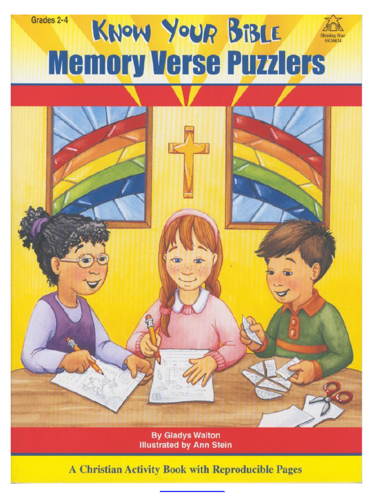 Know Your Bible - Memory Verse Puzzlers GR 2-4 | PDF