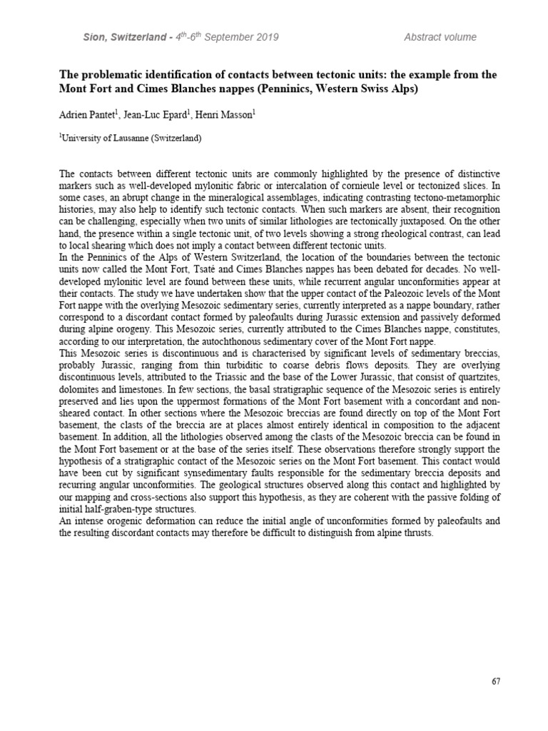 Pantet et al. 2019 - The problematic identification of contacts between ...