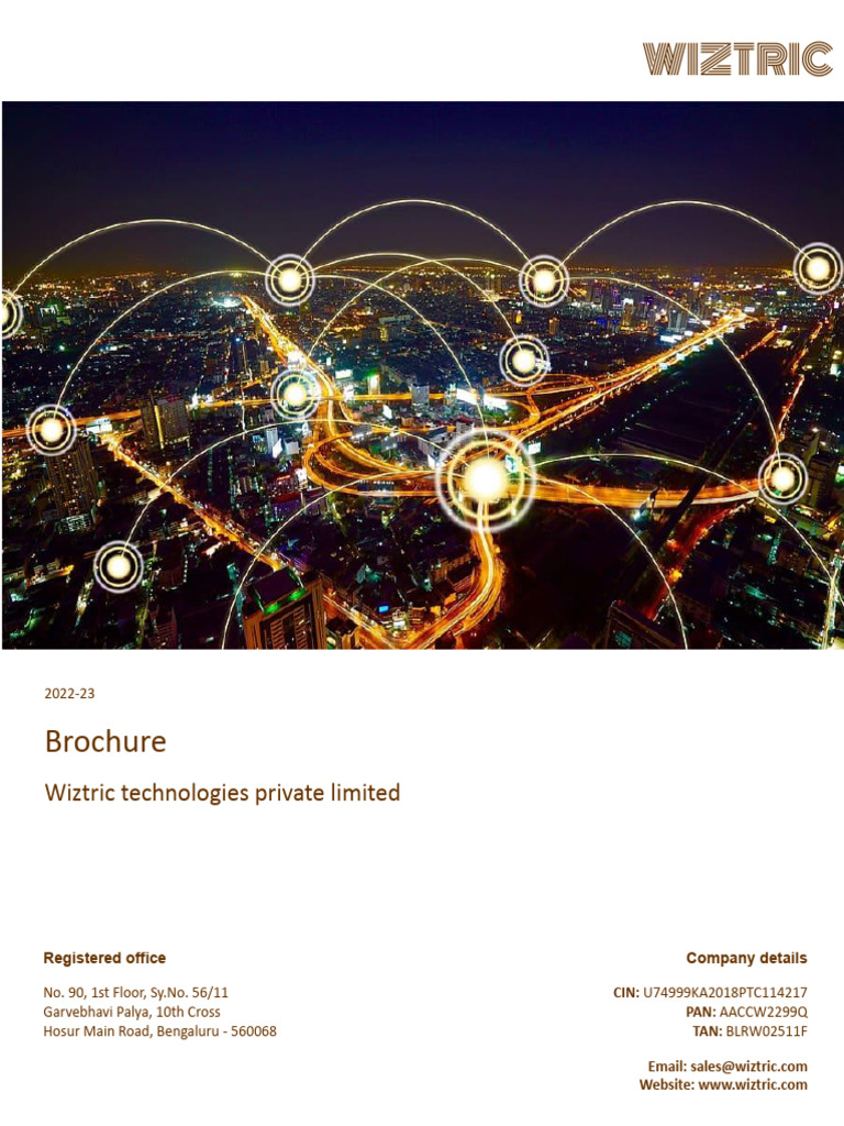 Wiztric Brochure 2022 | PDF | Automation | Software