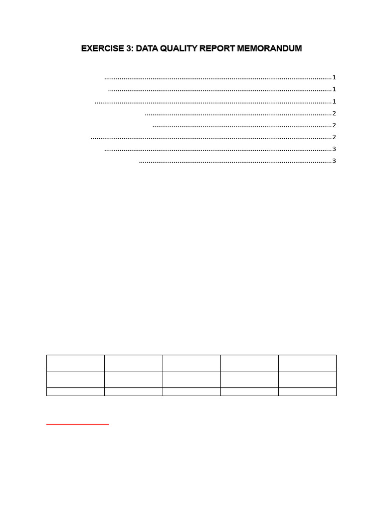 GIS310 Exercise3 Memo | PDF | Usability | Data