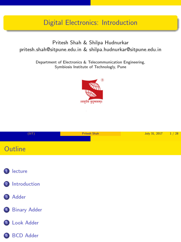 DigitalElectronics Unit2 01 | PDF | Logic Gate | Computer Engineering