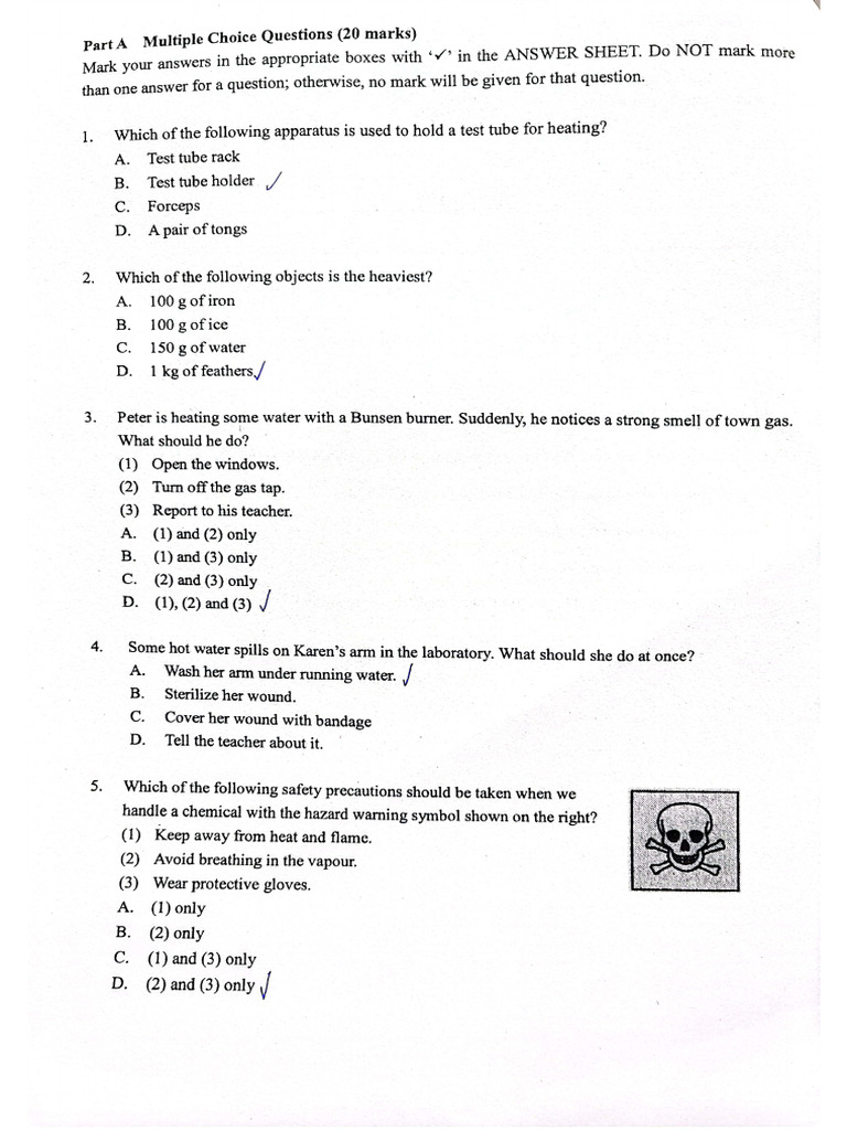 S1 Science 1st | PDF