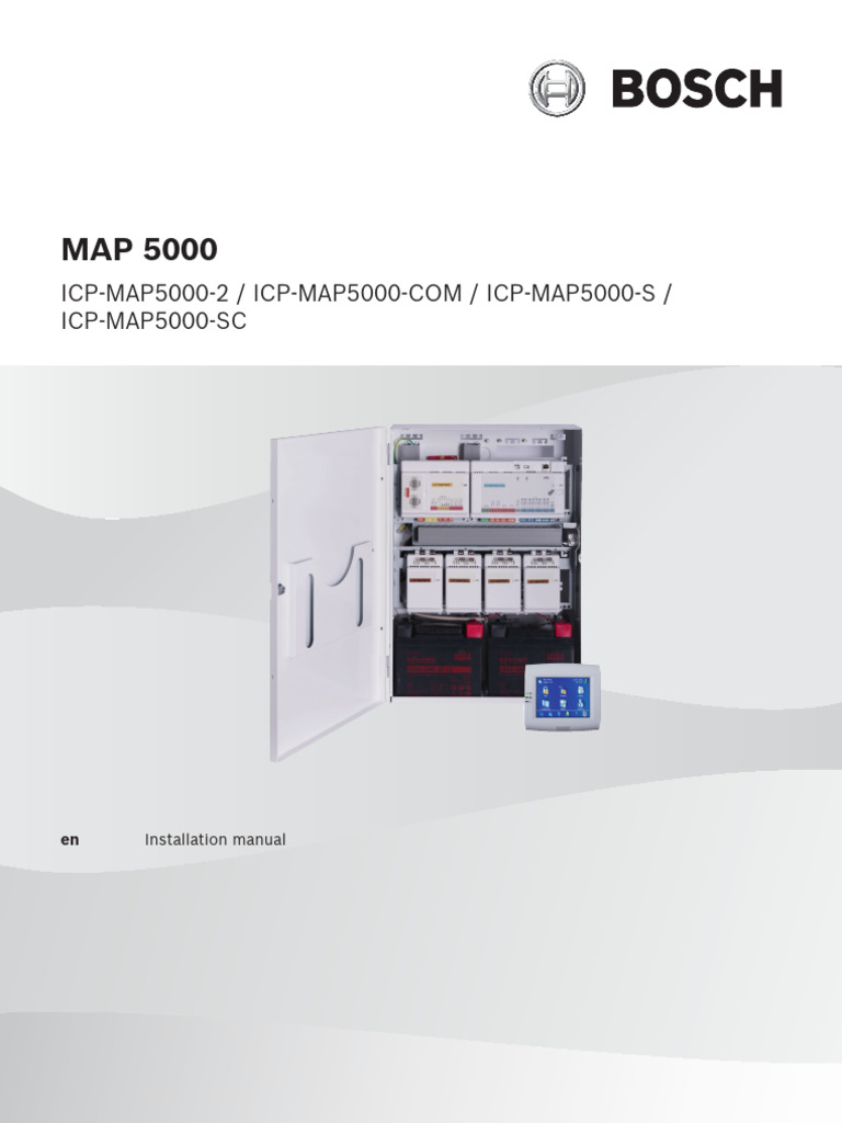MAP5000 Installation Manual EN | PDF | Power Supply | Screw