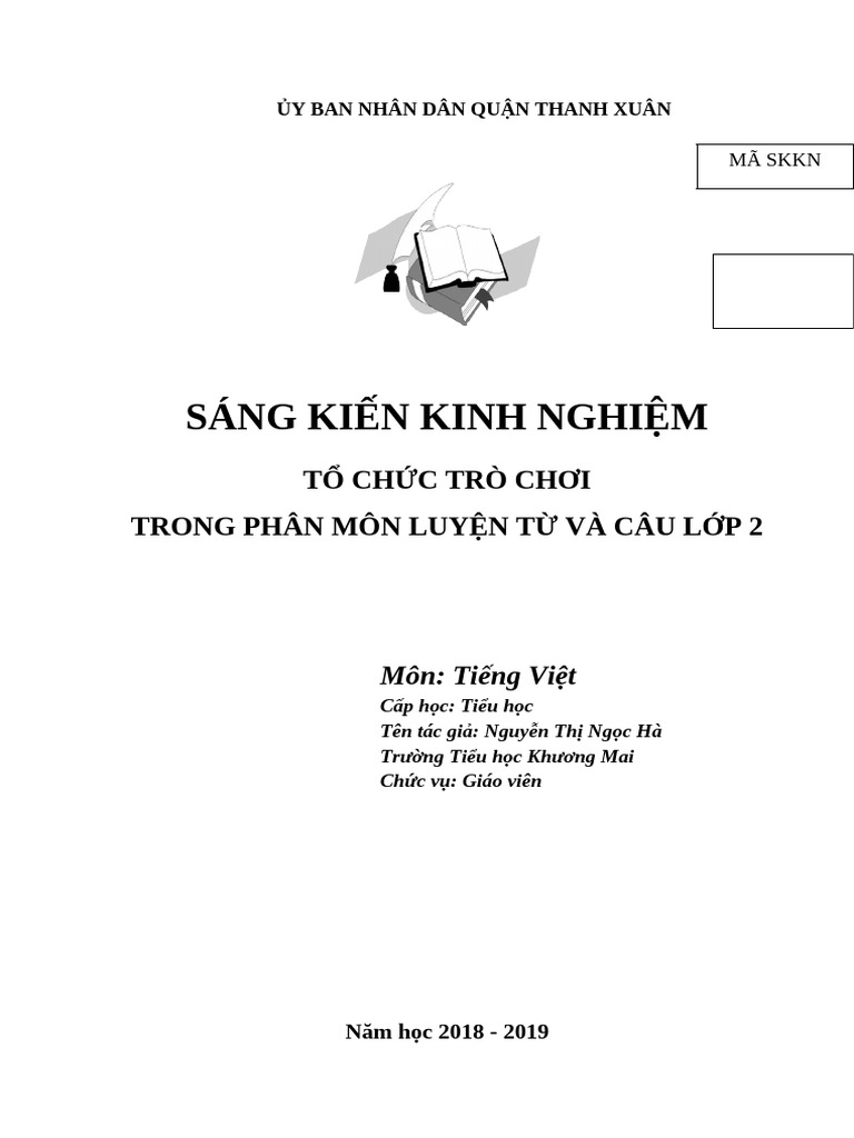 SKKN - Ha 2 2 98201911 | PDF