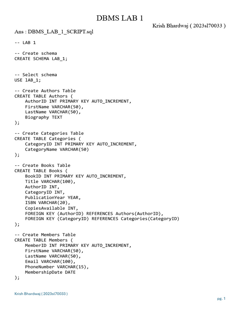 DBMS LAB | PDF | Overdraft | Debits And Credits DBMS LAB | PDF | Overdraft | Debits And Credits