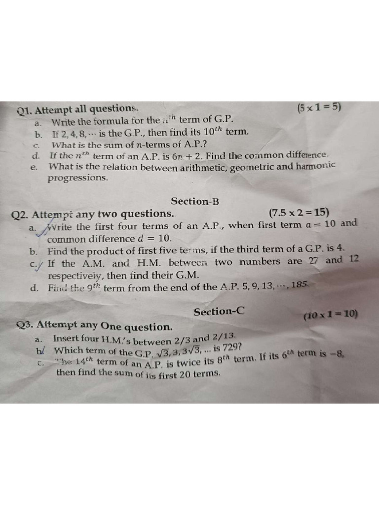 Maths by Ps 2003 | PDF