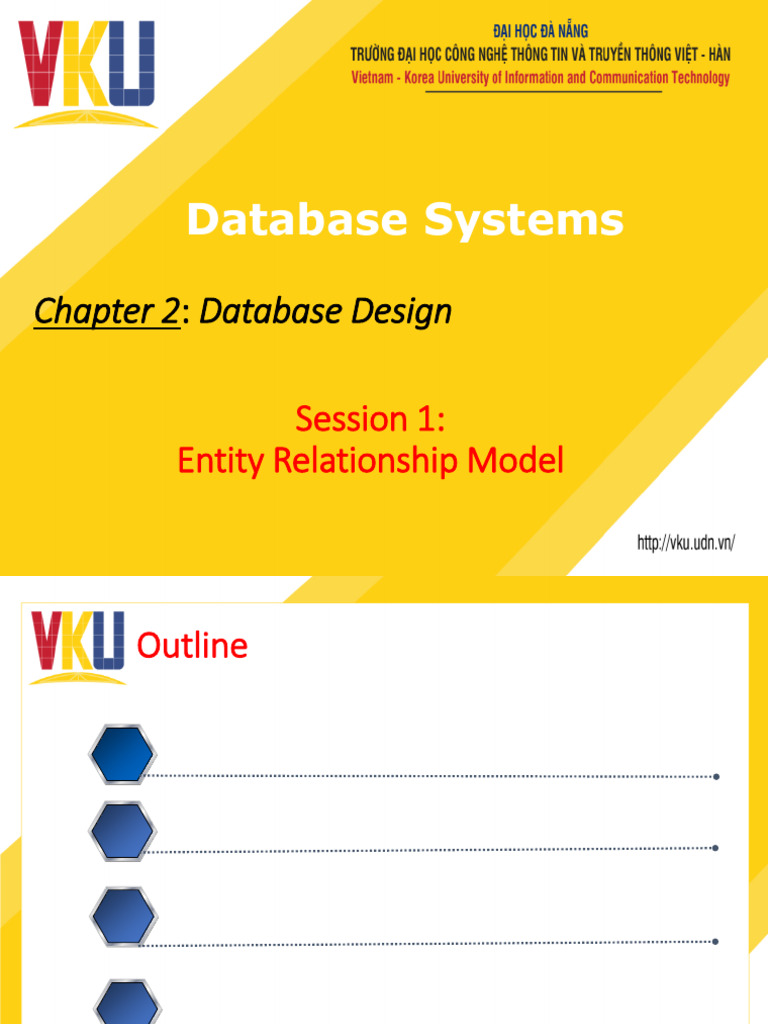 Chapter2 - Session1-Entity Relationship Model | PDF | Data Model | Conceptual Model
