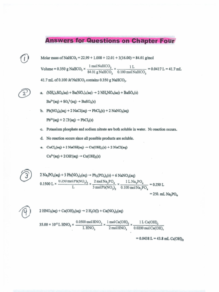 Solution Chs 4,5,6 (1) | PDF