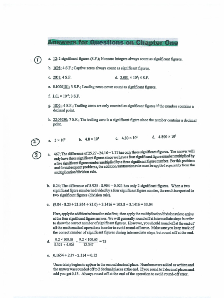 Solution Chs 1,2,3 | PDF