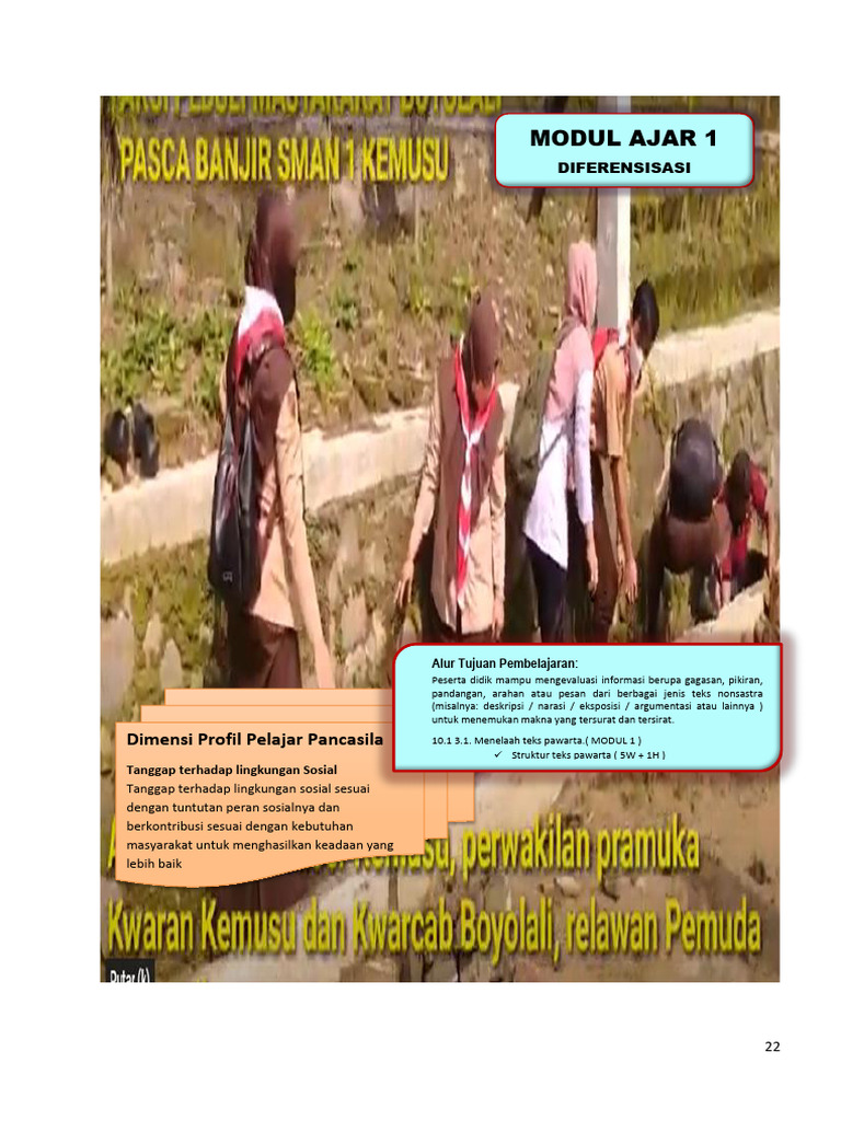 Struktur dan Kaidah Teks Pawarta | PDF