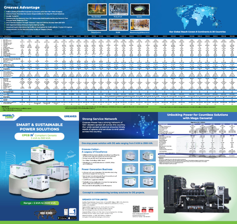 Greaves Power Brochure | PDF