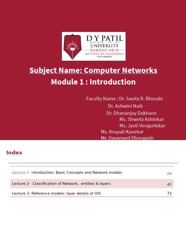 Introduction to Computer Networks | PDF | Computer Network | Network Topology