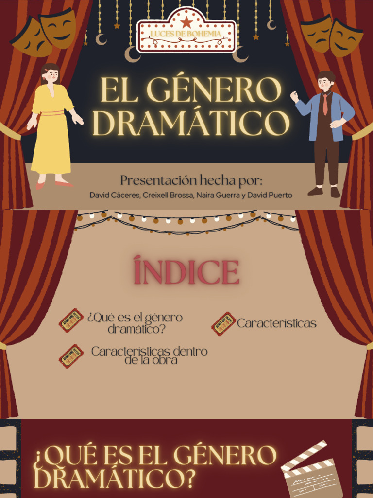 El Género Dramático | PDF | Tragedia