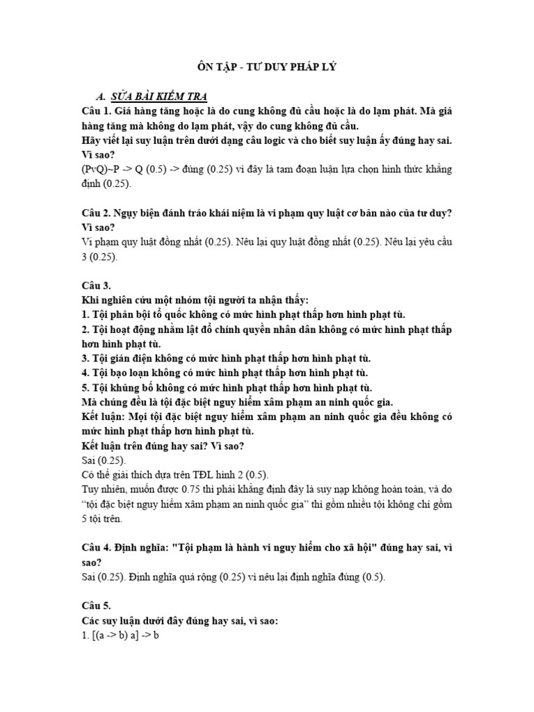 Btap Ôn Tập | PDF