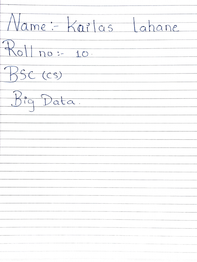 Big Data Assignment 2 Roll No 10 | PDF | Data | Information Retrieval