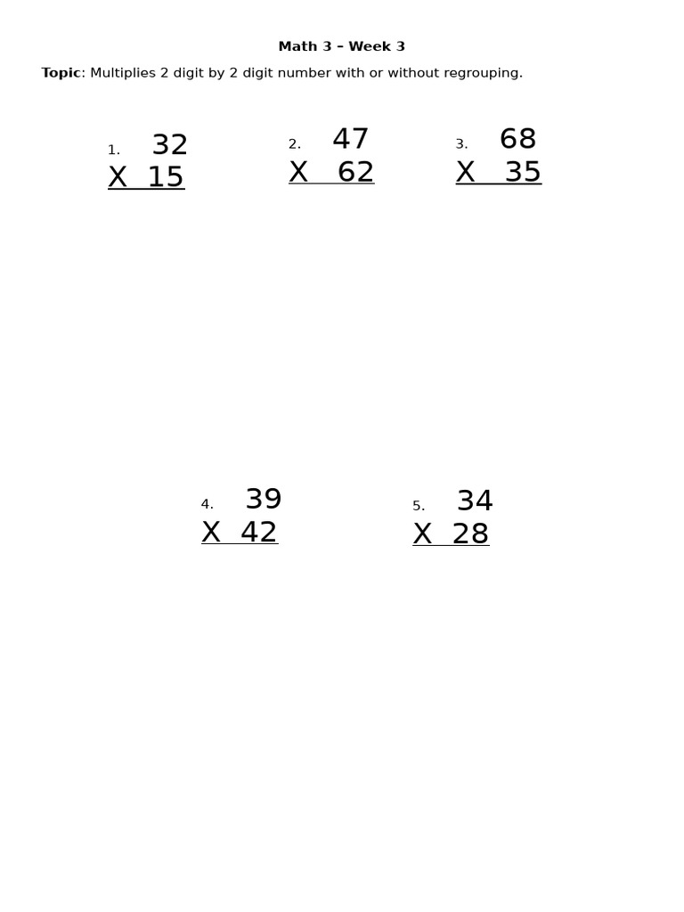 Math 3 Week 3 Review | PDF