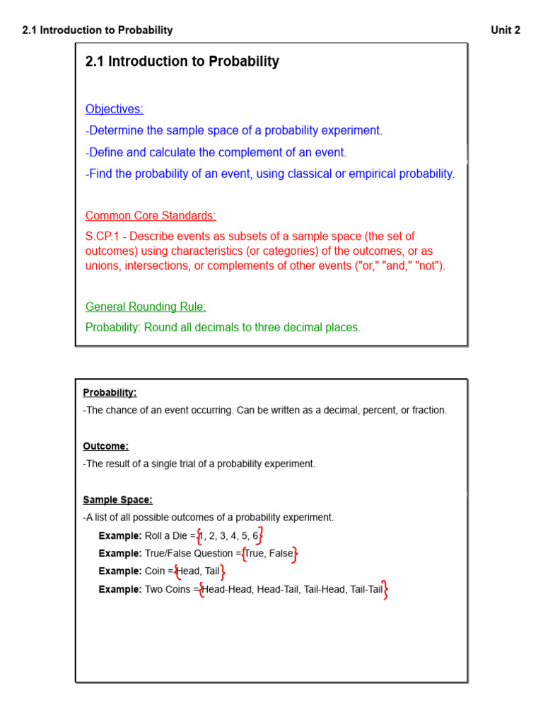 Introduction to Probability Concepts | PDF | Probability | Playing Cards