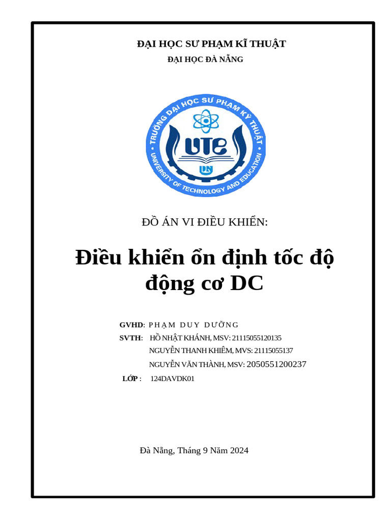 đồ án VDK | PDF
