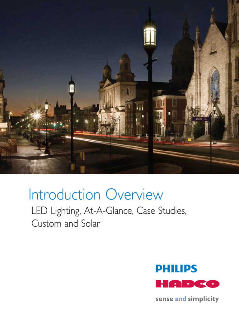 Philips Hadco LED Lighting Solutions | PDF | Light Emitting Diode ...
