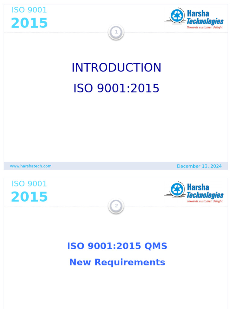 00C Introduction, Benefits | PDF | Iso 9000 | Quality Management System