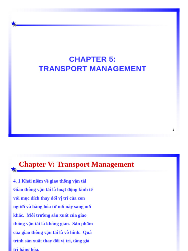 Quan Tri Logistics - C5 | PDF