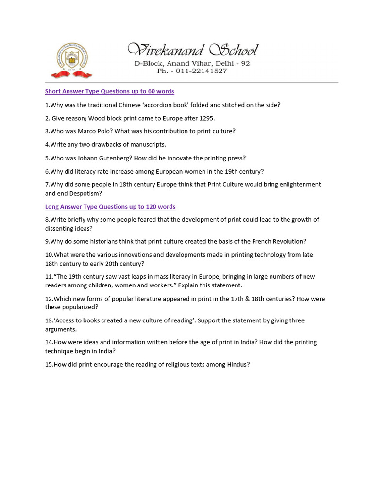 Subjective Assignment Print Culture | PDF