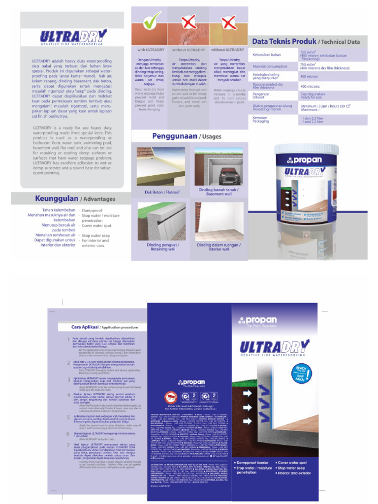 Brosur Ultradry Dalam | PDF