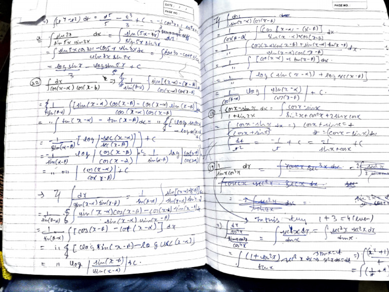 Most Imp Integration Ques | PDF