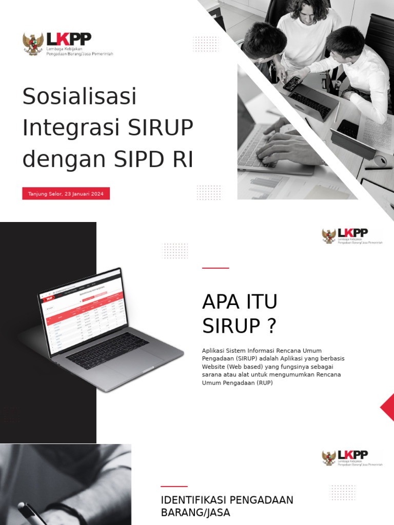 Integrasi SIRUP dan SIPD RI | PDF