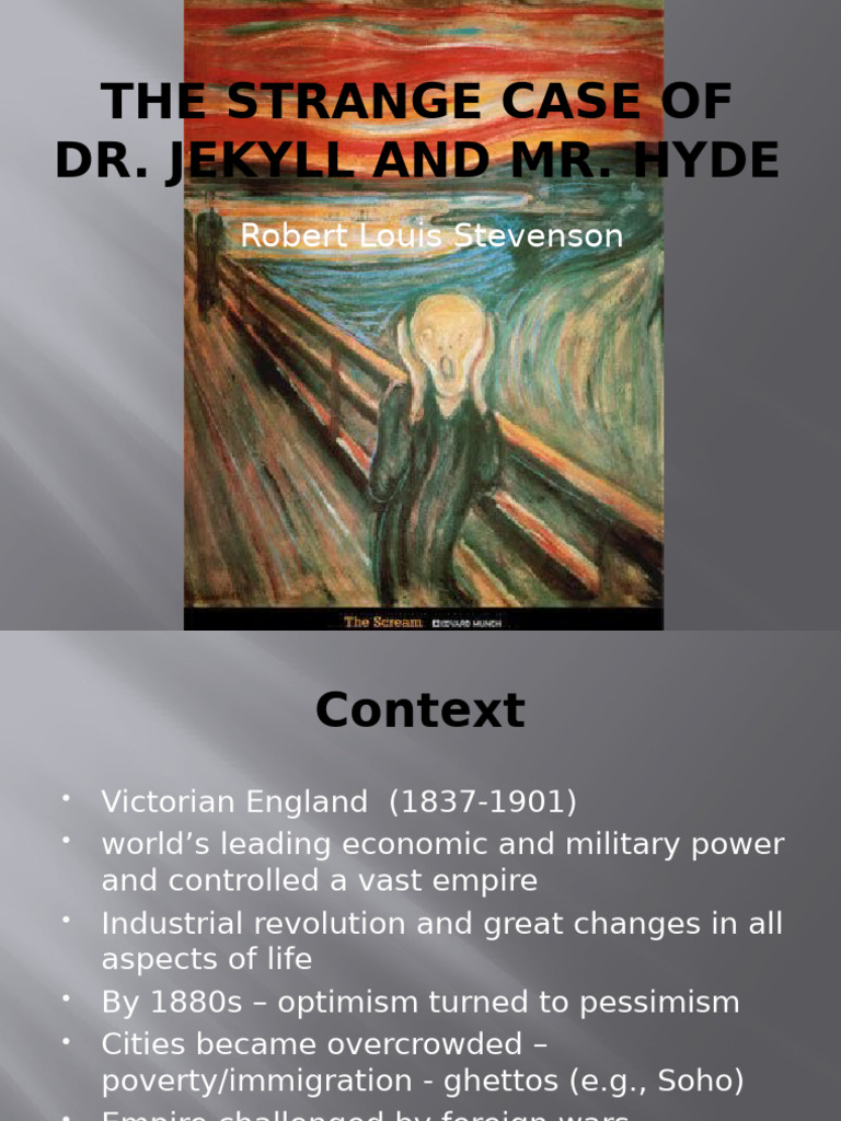 Jekyll and Hyde: Duality of Human Nature | PDF | Strange Case Of Dr ...